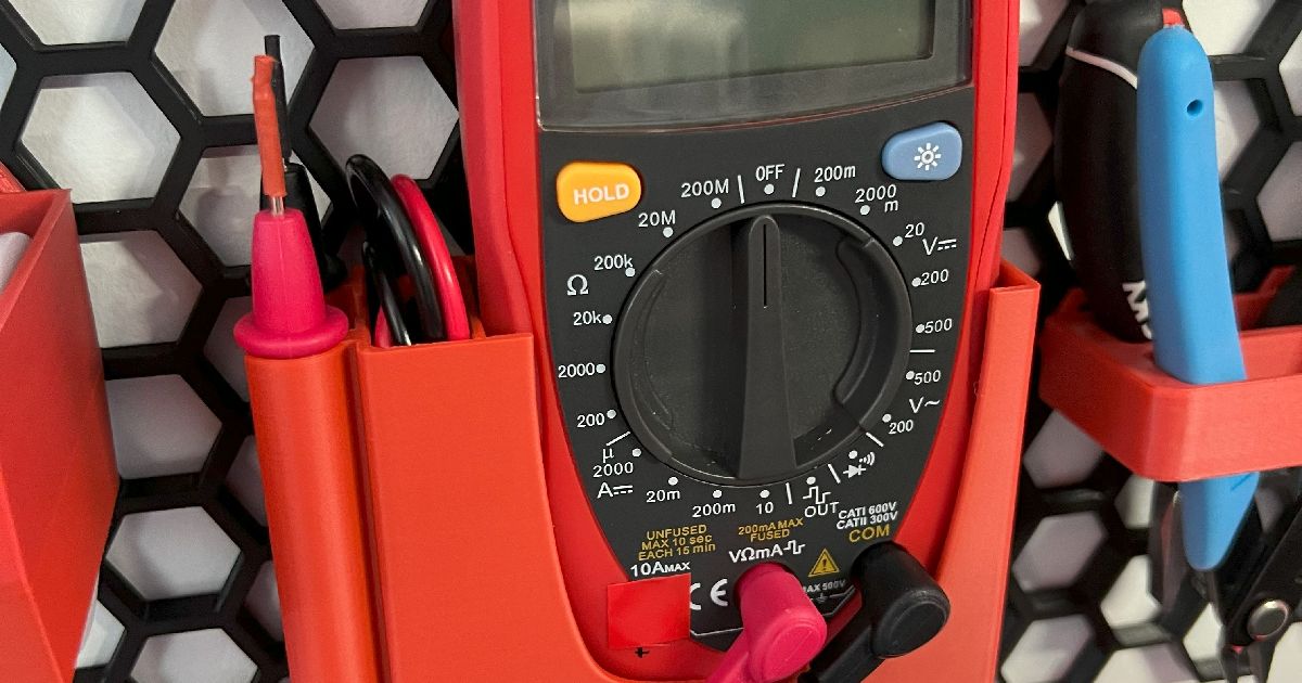 HSW Multimeter Mount - Side Storage & HSW Pegs by bodgerator | Download ...