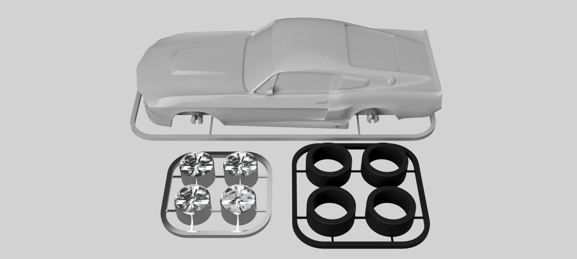 Ford Shelby Mustang GT500 'Eleanor' Kit Card (known from 'gone in 60 ...