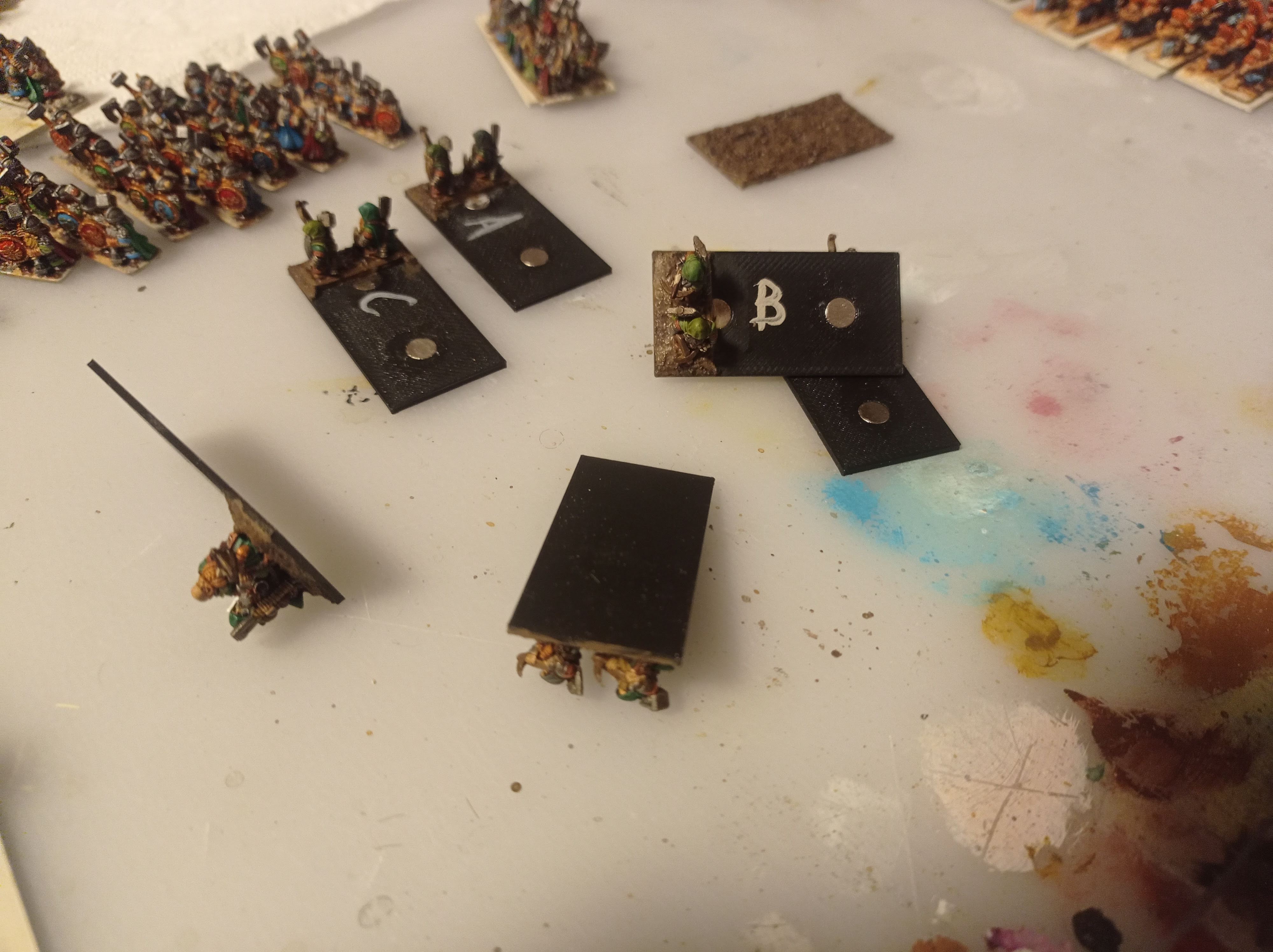 Warmaster Magnetic Stands by Hroch | Download free STL model ...