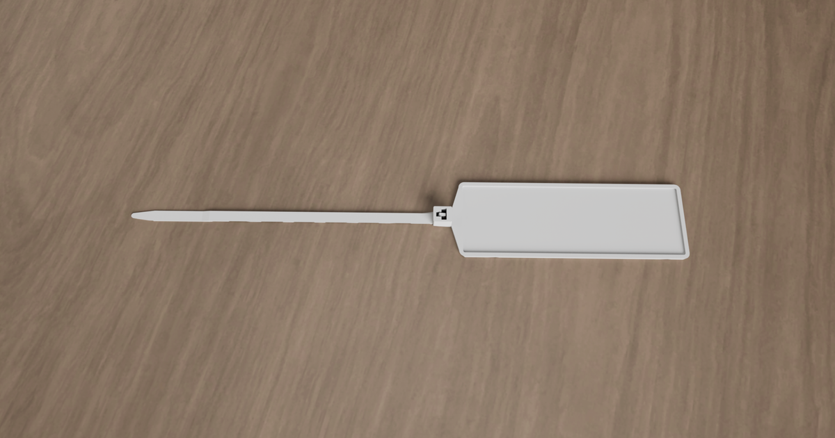 Zip Tie Tag by Henry Levesque | Download free STL model | Printables.com