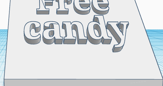 free candy sign by TheJAWsome1 | Download free STL model | Printables.com