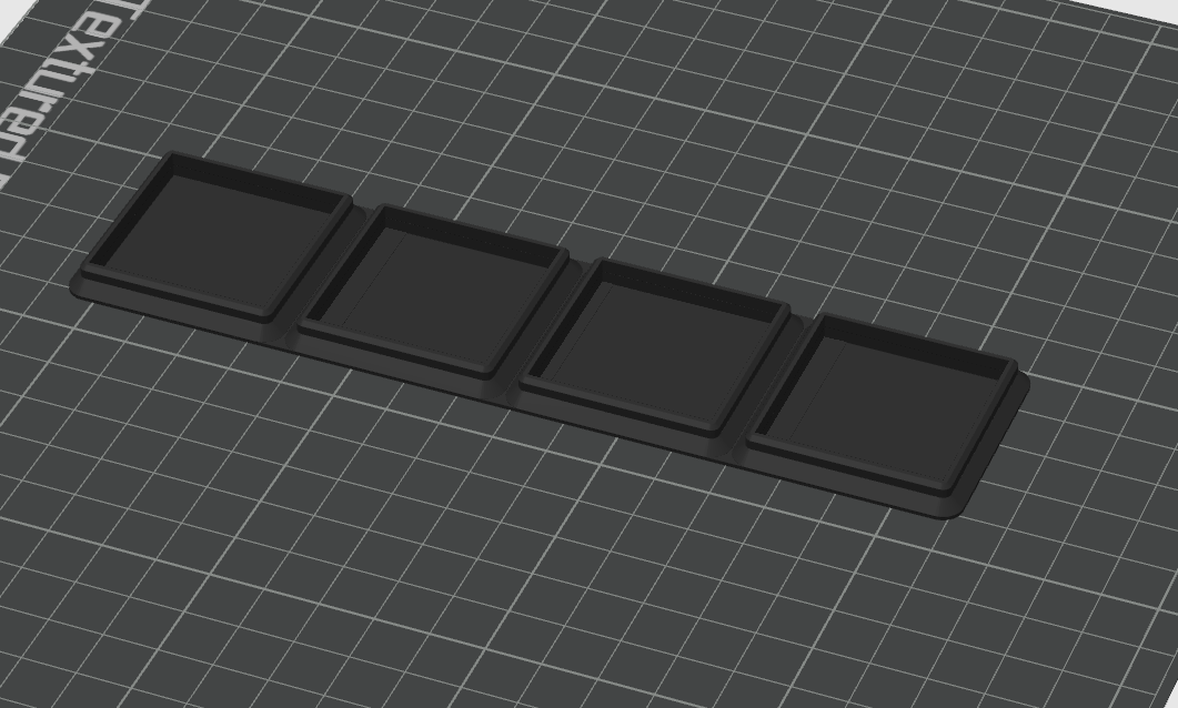 Gridfinity 1x4 lid by BeRo | Download free STL model | Printables.com
