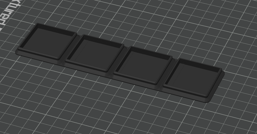 Gridfinity 1x4 lid by BeRo | Download free STL model | Printables.com
