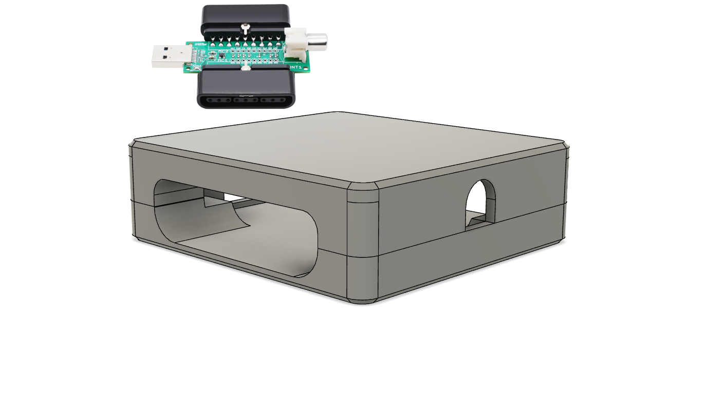MiSTer FPGA PSX SNAC Adapter Shell without MC Slots by Hemento ...