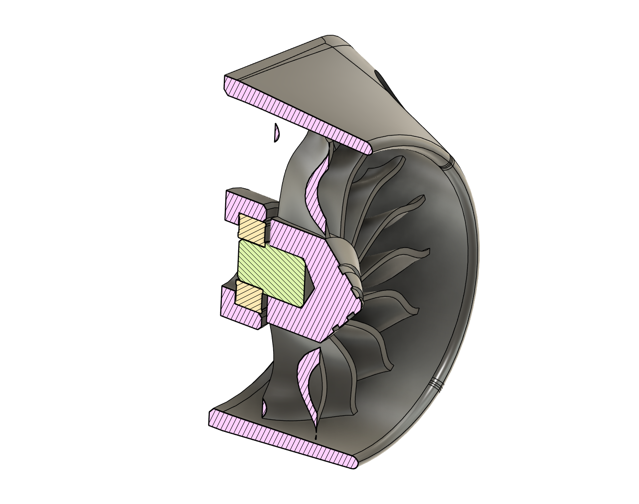 Two stage-ish Jet engine MK4 hotend intake by S-mark_n | Download free ...