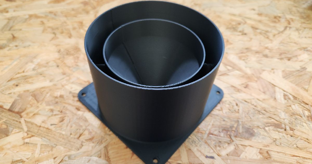 Turbine Fan 120mm By 08 15 Design Download Free Stl Model
