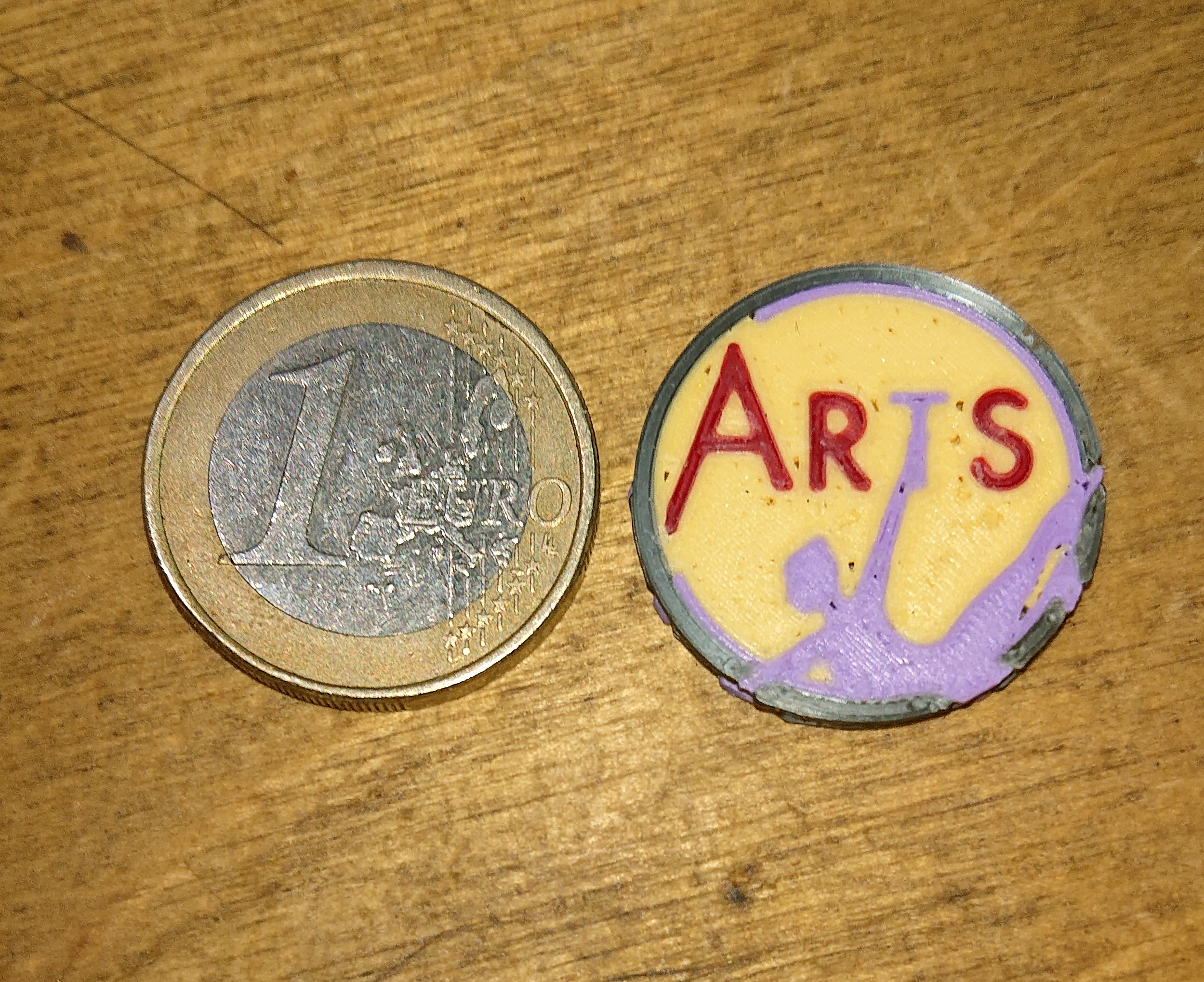 Wagerl Münze - Art's , 1 Euro by SarachakovARTs | Download free STL ...