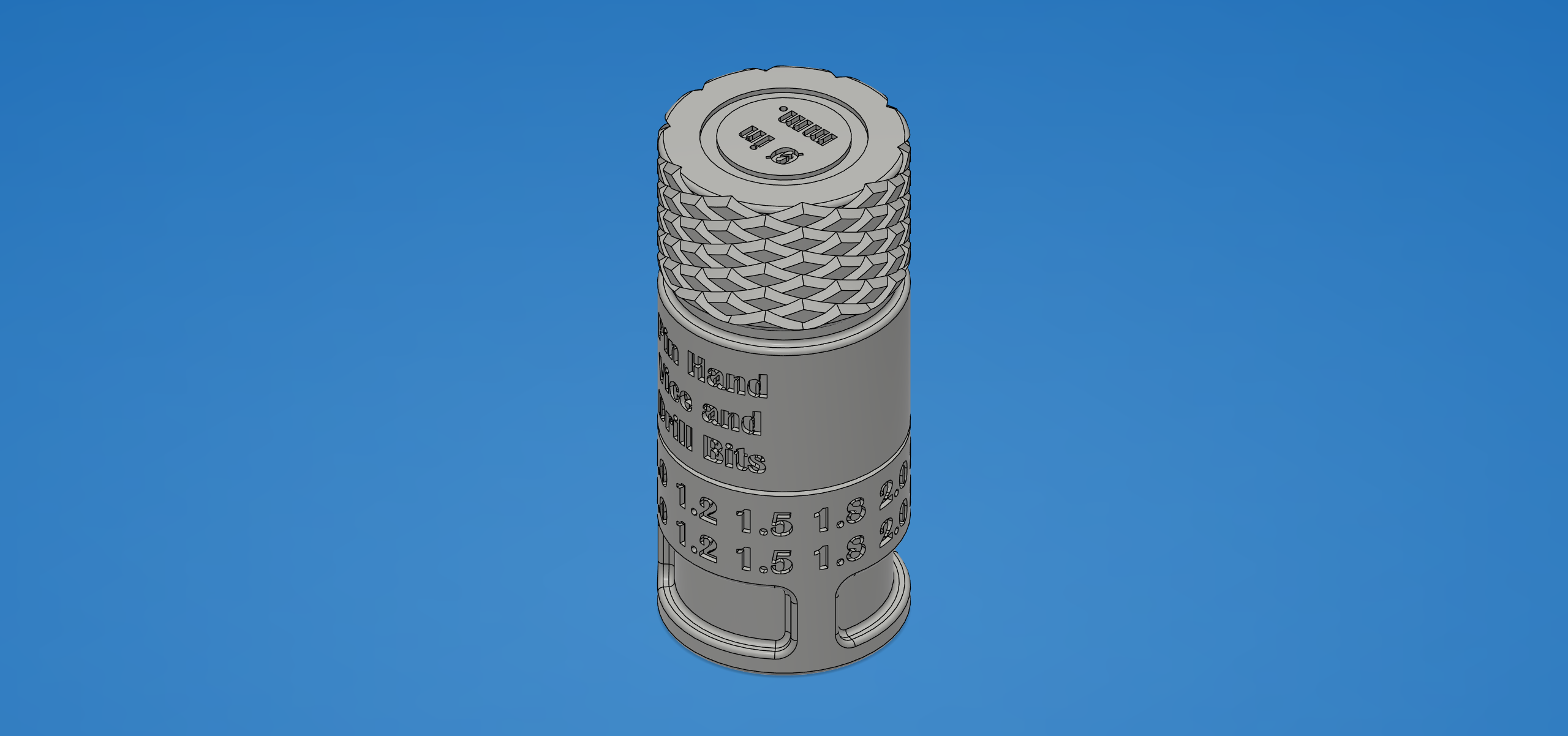 Pin Vise and 20 Drill Bit Set Container by SnorgleBlorf | Download free ...