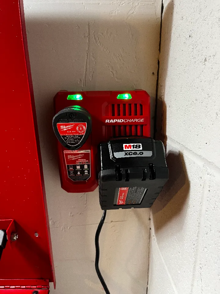 Stabilized Milwaukee M12/M18 Charger Wall Mount by Code_Craft ...