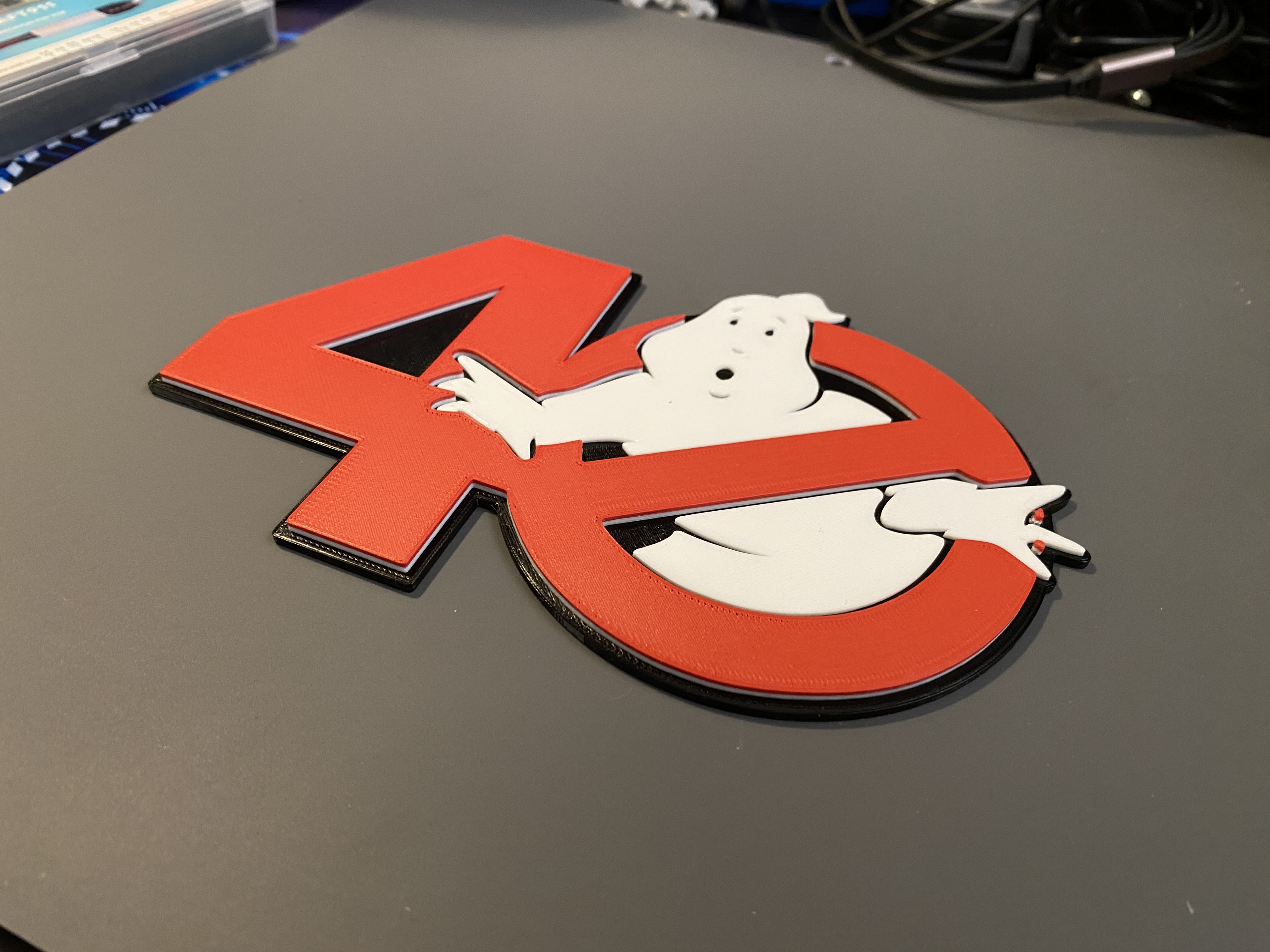 Ghostbusters 40th Anniversary Coaster by nerdyviews | Download free STL ...
