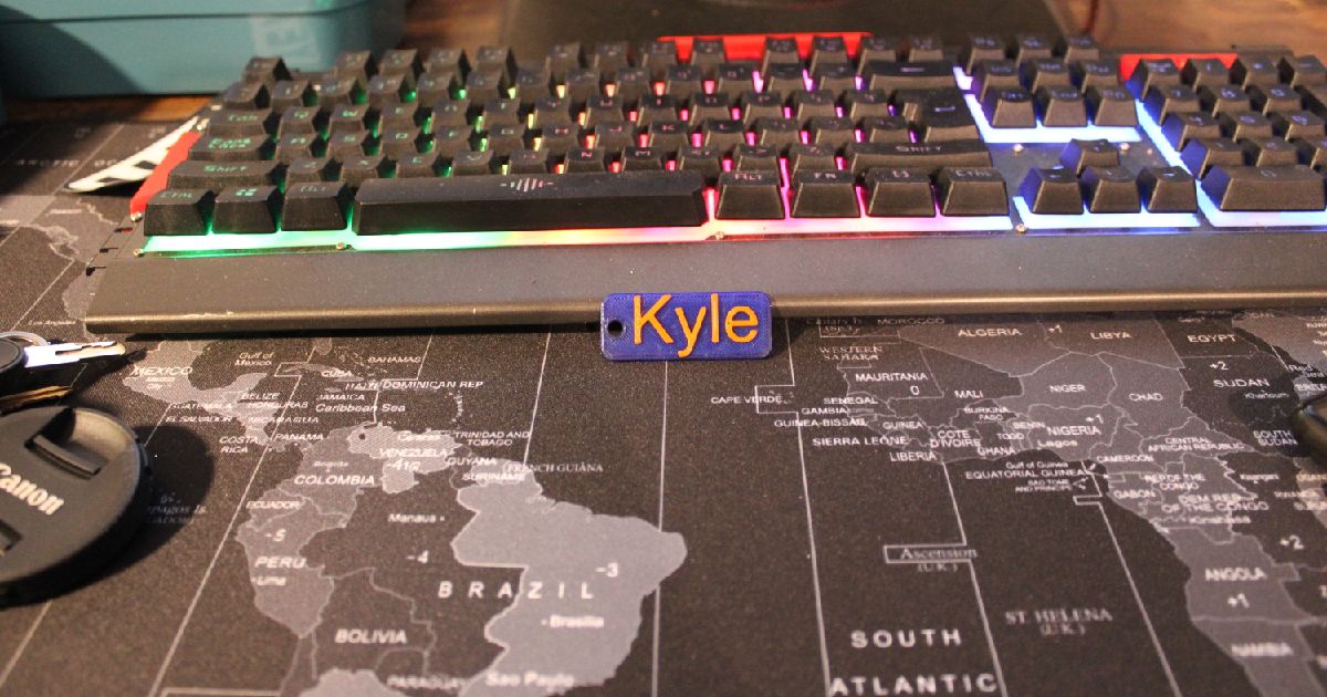 Kyle Name Tag by Kgotts | Download free STL model | Printables.com