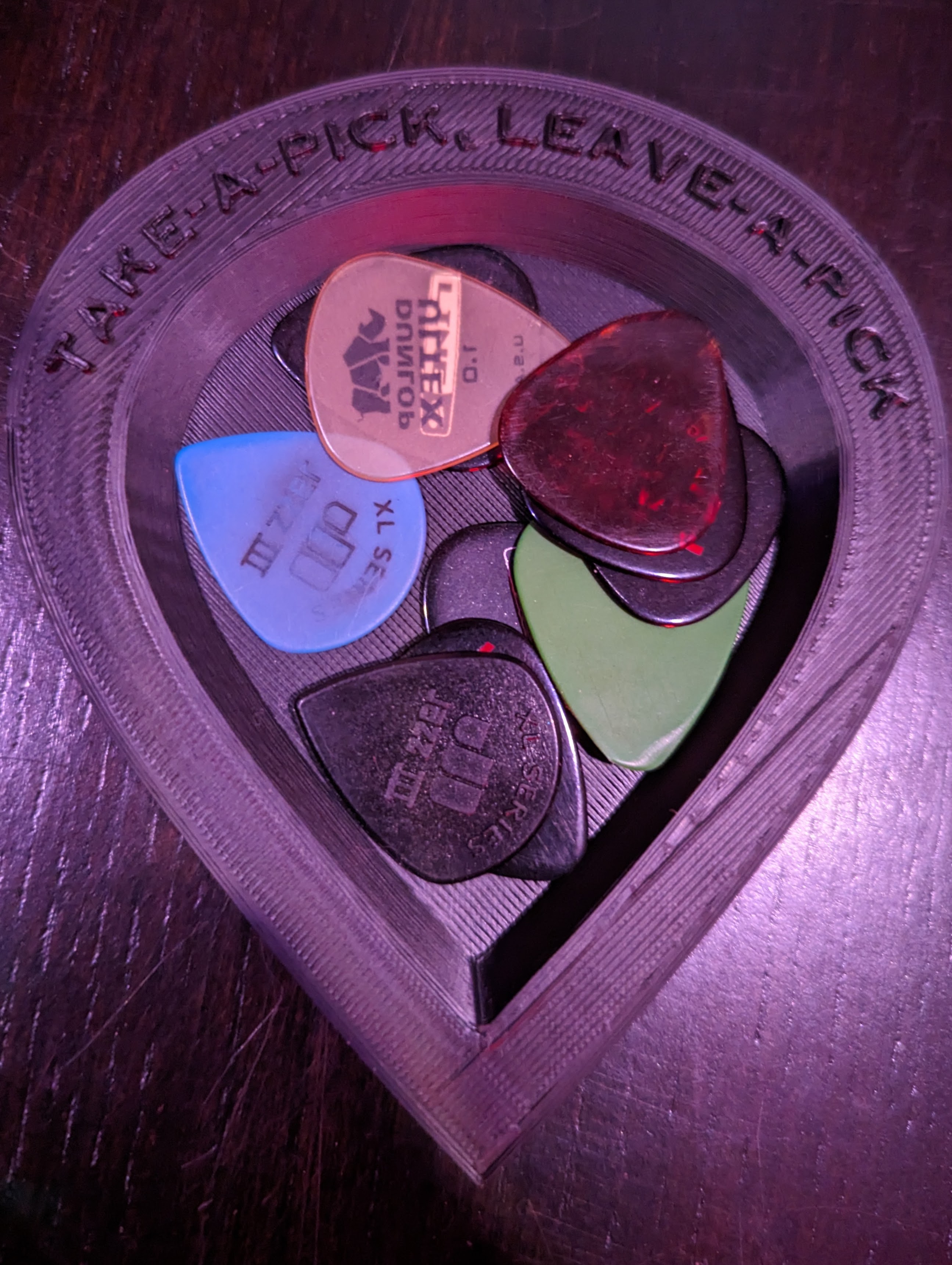 "Take-A-Pick, Leave-A-Pick" Guitar Pick Tray by phantompower48v ...