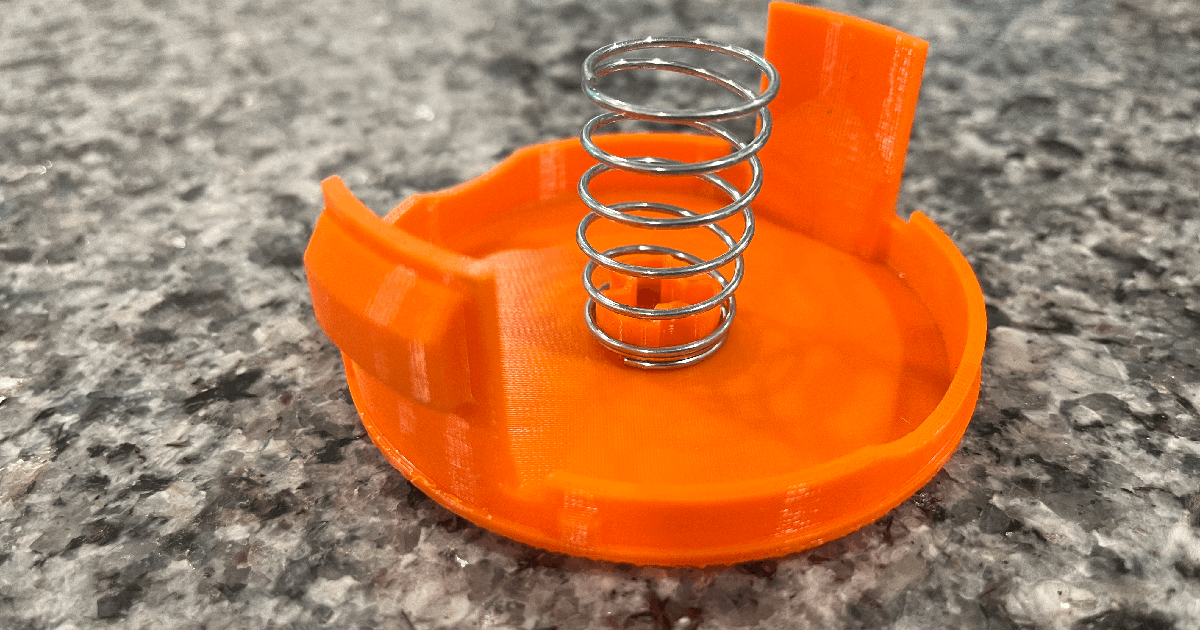 Spindle Cap Remix - Spring Fit Revision by DVs3D | Download free STL ...