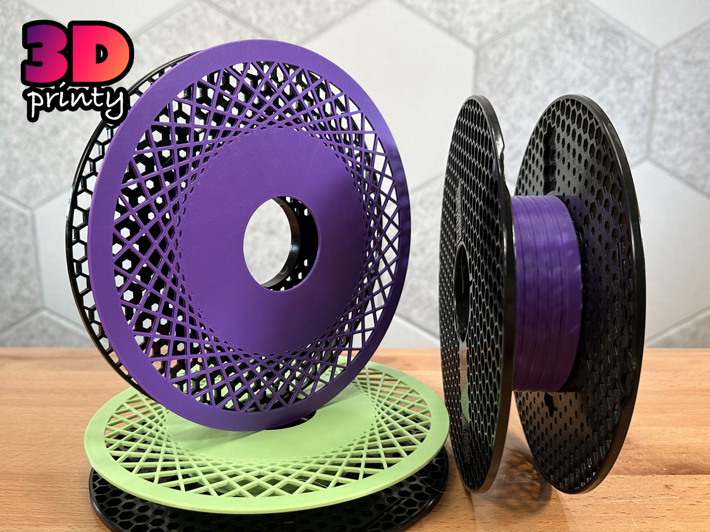 Filament Guide - Recycle Prusament Spools by 3D Printy | Download free ...
