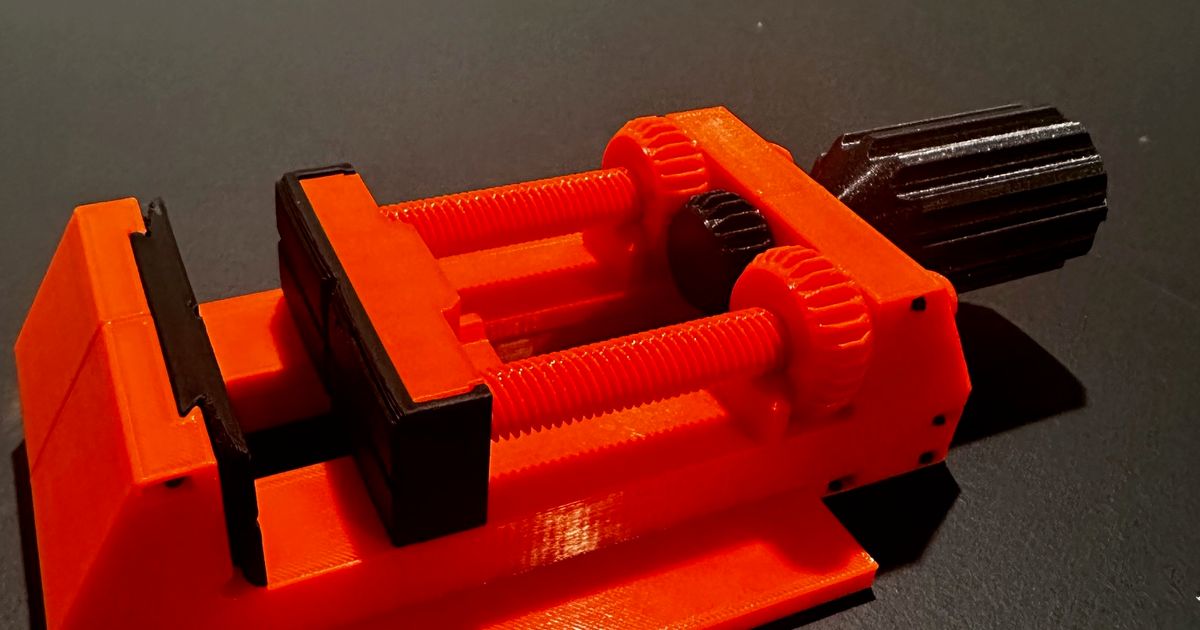 Fast-Operation Vise with clamp points by Alexsky1 | Download free STL ...