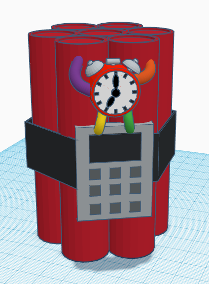 Dynamite Pack/Time bomb by InkDemon2010 | Download free STL model ...