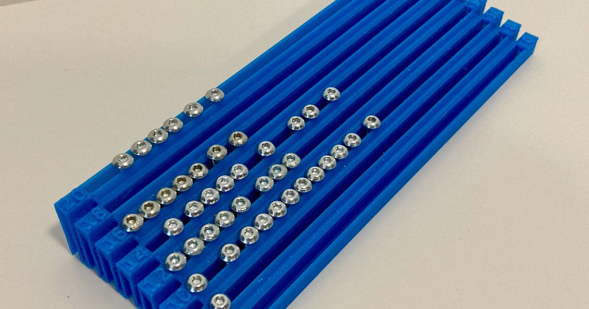 M3 Bolt Storage and Dispenser by JSA | Download free STL model ...