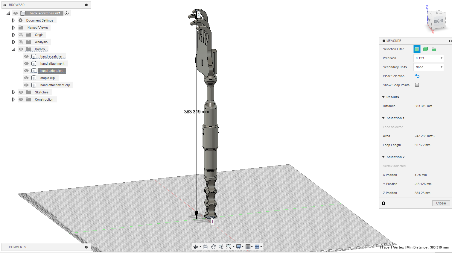 Back Scratcher by VPR420Sj | Download free STL model | Printables.com