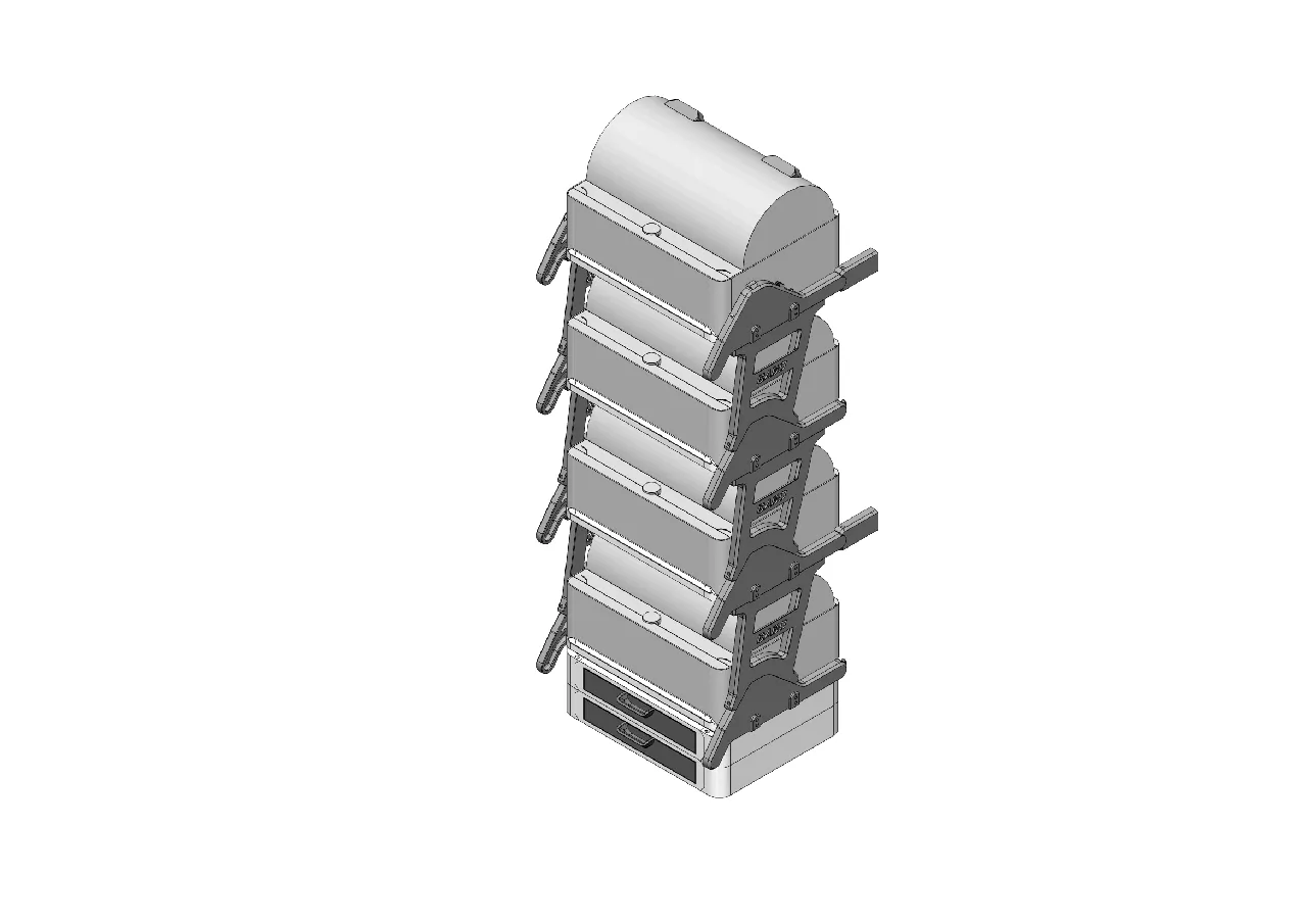 [BaBo duo] AMS drawer stacker by Willi | Download free STL model ...