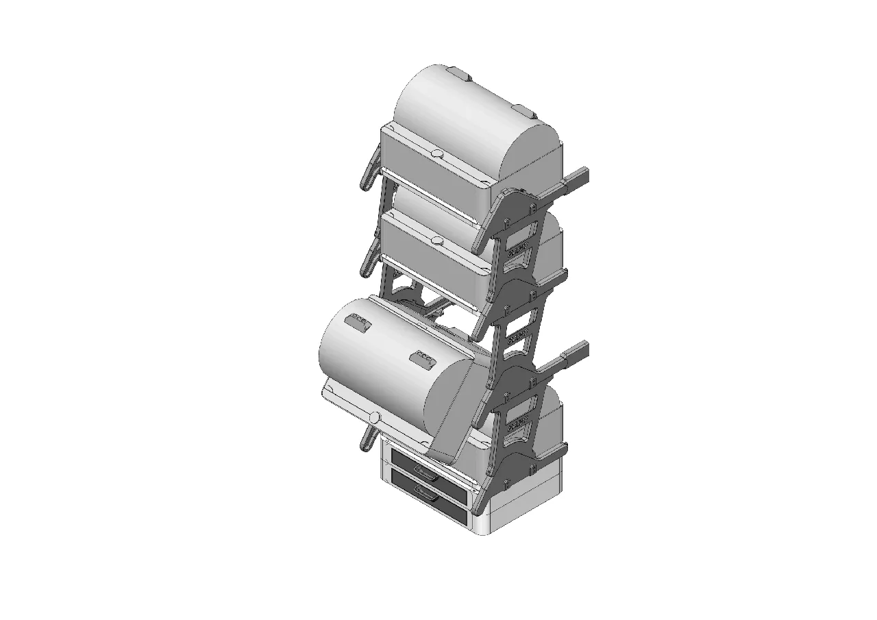 [BaBo duo] AMS drawer stacker by Willi | Download free STL model ...