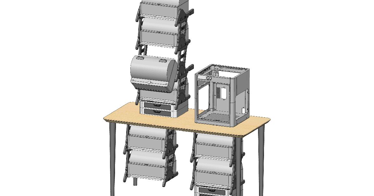 [BaBo duo] AMS drawer stacker autorstwa Willi | Sklep Printables Store