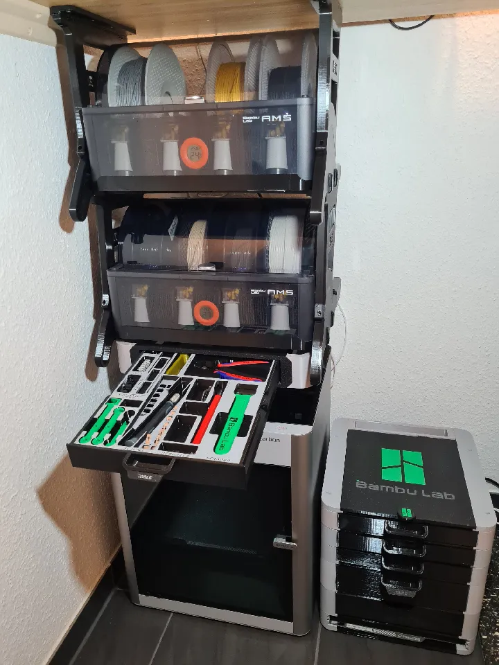[BaBo duo] AMS drawer stacker by Willi | Download free STL model ...