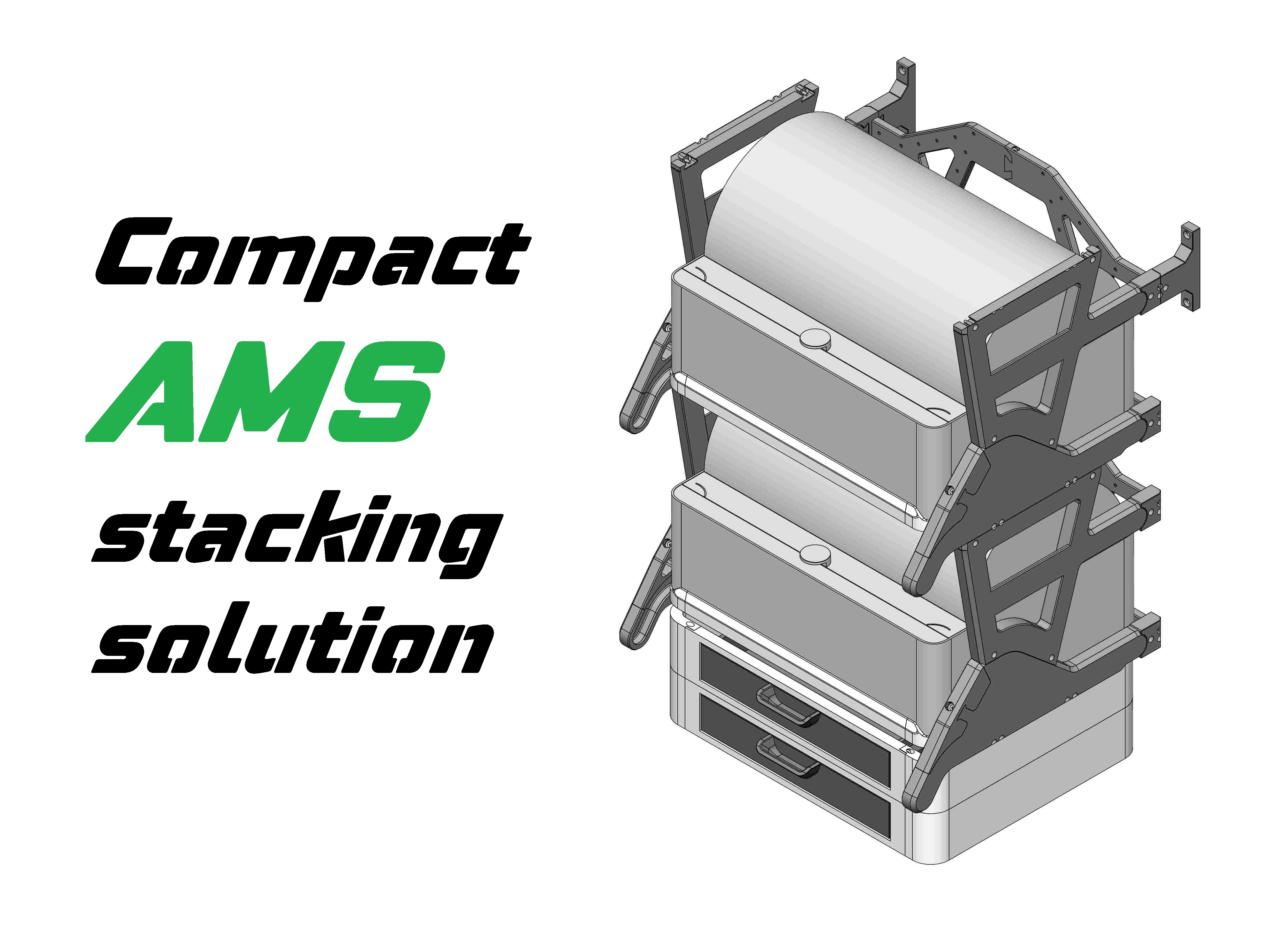 [BaBo duo] AMS drawer stacker by Willi | Printables Store