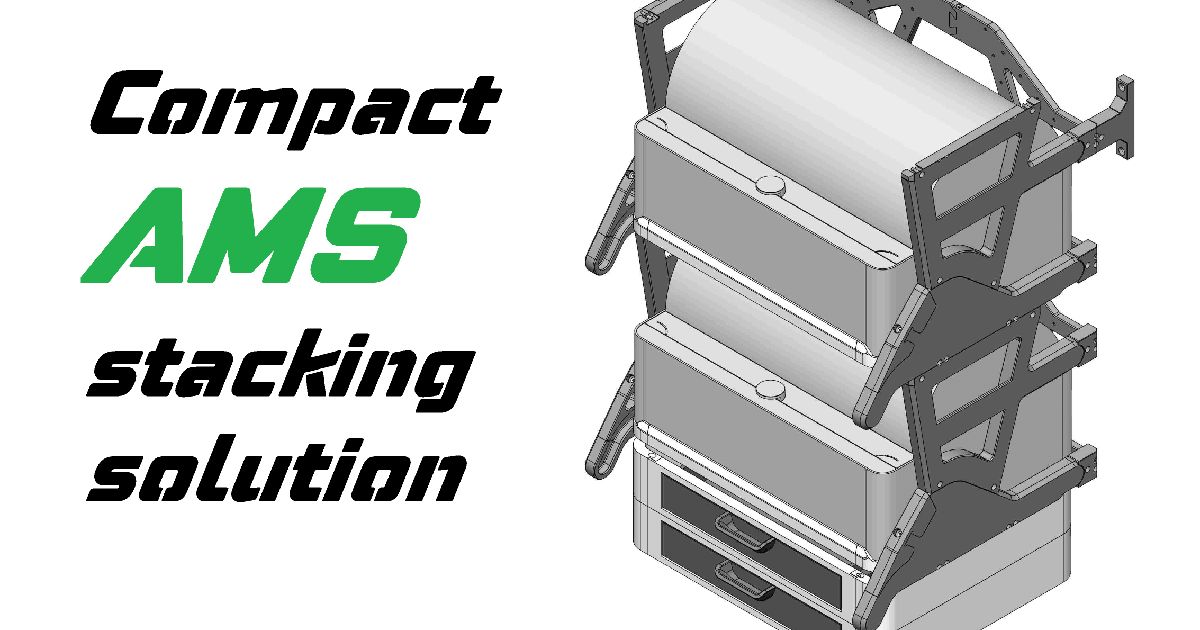 [BaBo duo] AMS drawer stacker by Willi | Printables Store