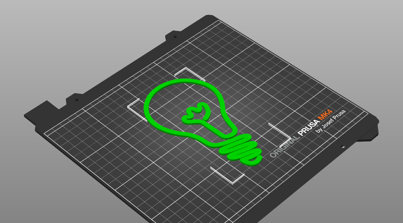 light bulb art line 3D by Nebula Print | Download free STL model ...