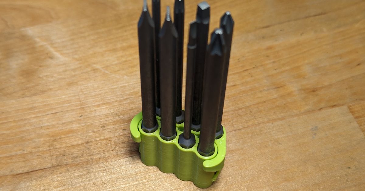 Bit Holder TPU Compliant Hinge Over-Center Folding by Joe Malovich ...