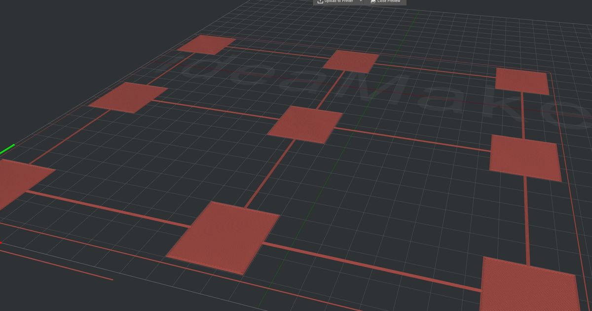 Fast Bed Mesh Level Grid by Elod_HU | Download free STL model ...