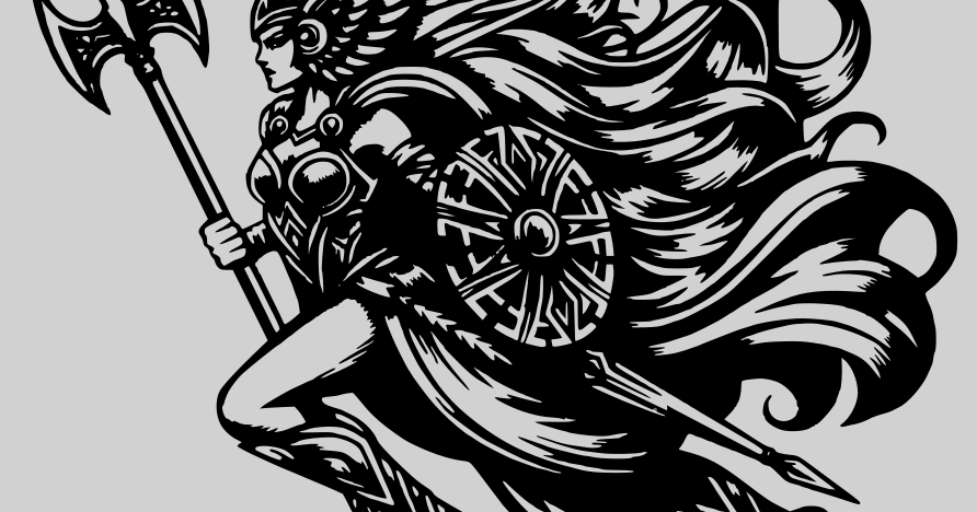 Valkyrie Warrior Wall Art by Jura Švébiš | Download free STL model ...