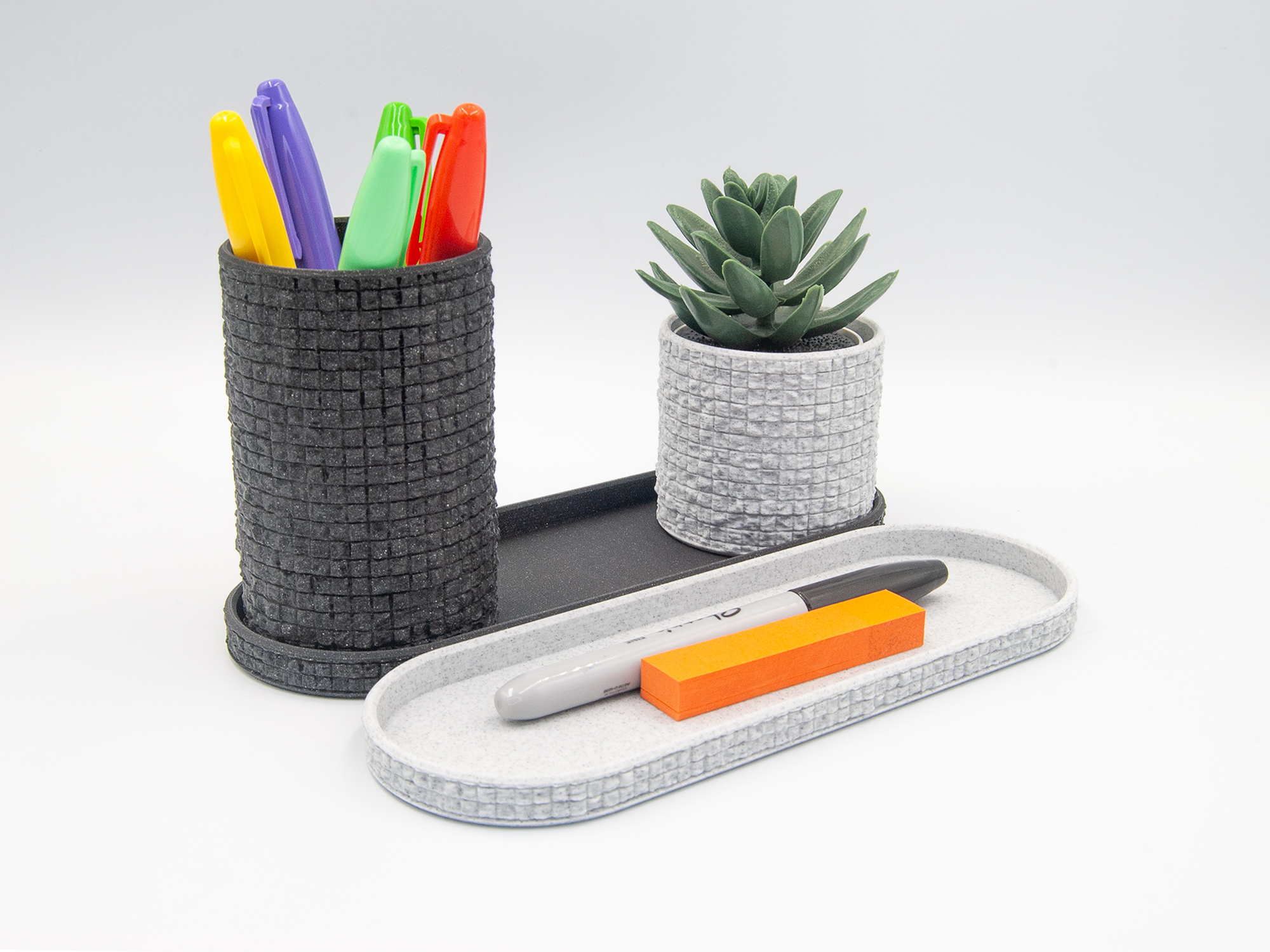 Mosaic Desk Organizer by Bamingo Design | Printables Store