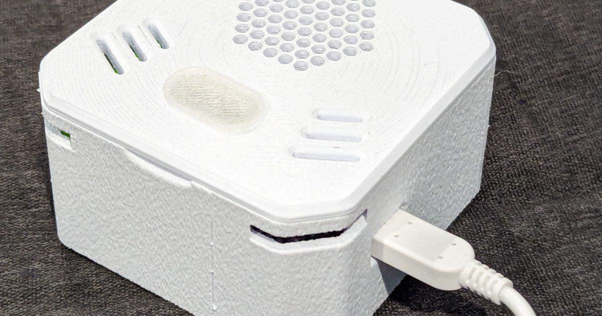 Home Assistant Voice Satellite Enclosure by dthree | Download free STL model | Printables.com