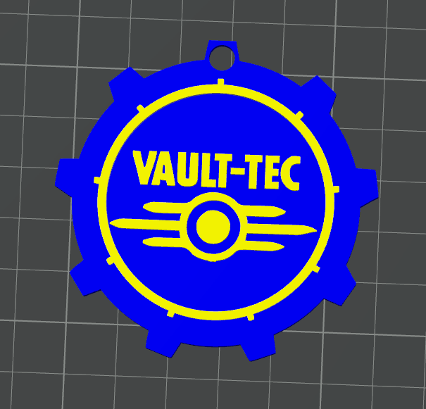Vault Tec Keyring by Jay4733 | Download free STL model | Printables.com