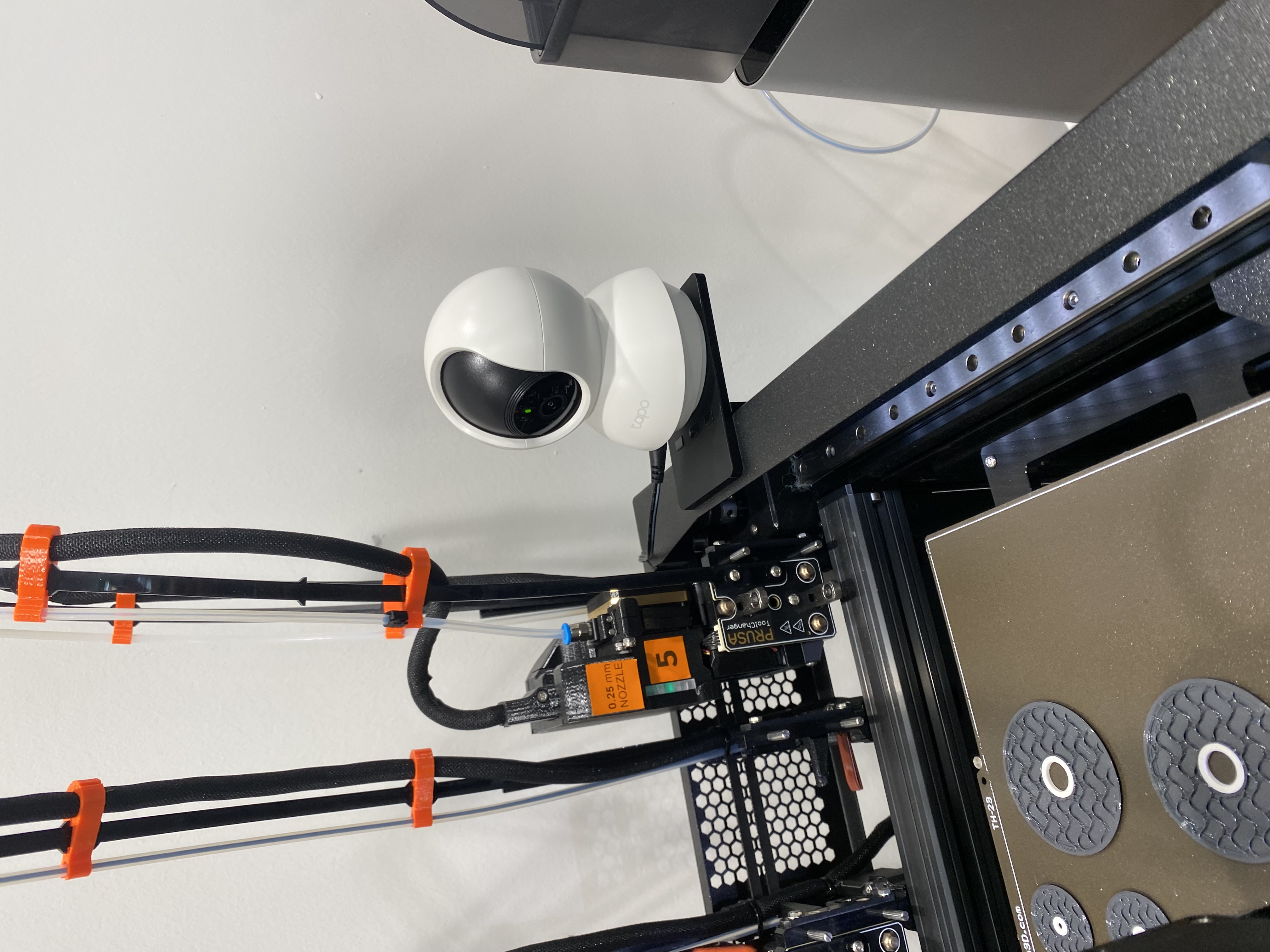 Tapo TP200 TP210 camera mount for prusa XL (lasercut 5mm + stl) by ...