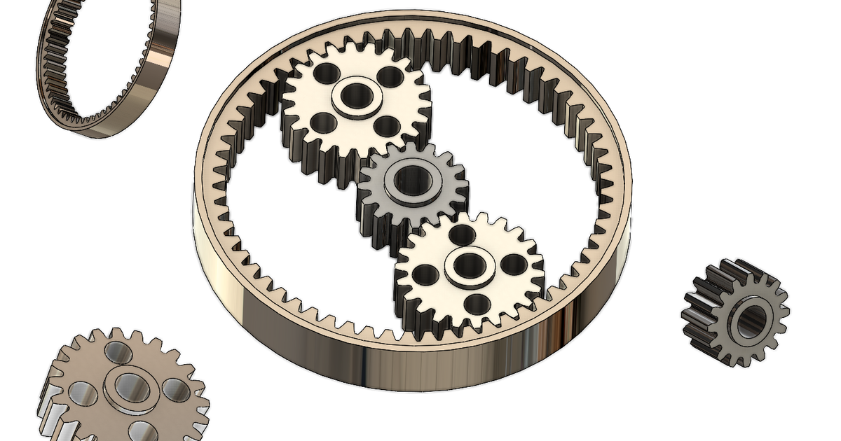 Planetary Gear by MarcinPaska | Download free STL model | Printables.com