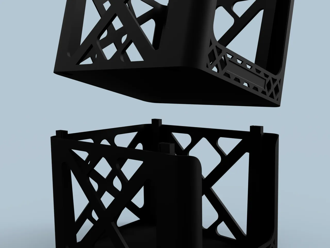 Modular Stacking Baskets - Large by Trickstyle | Download free STL ...