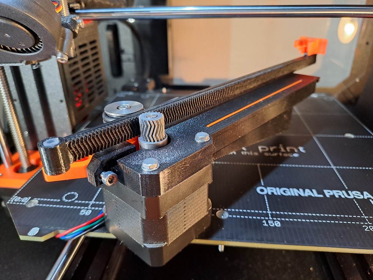 Y-axis drive with rack and pinion by JanHajn | Download free STL model ...