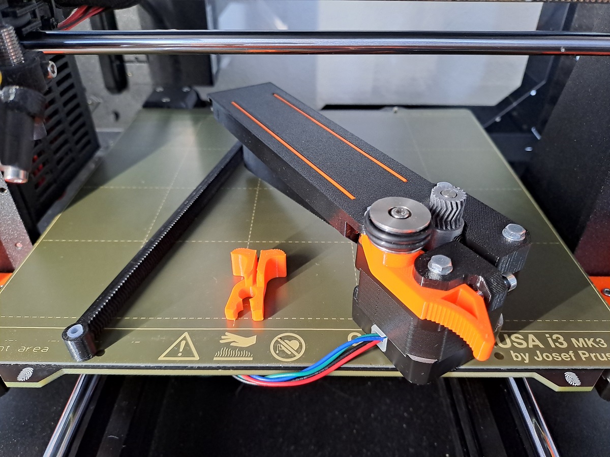 Y-axis drive with rack and pinion by JanHajn | Download free STL model ...