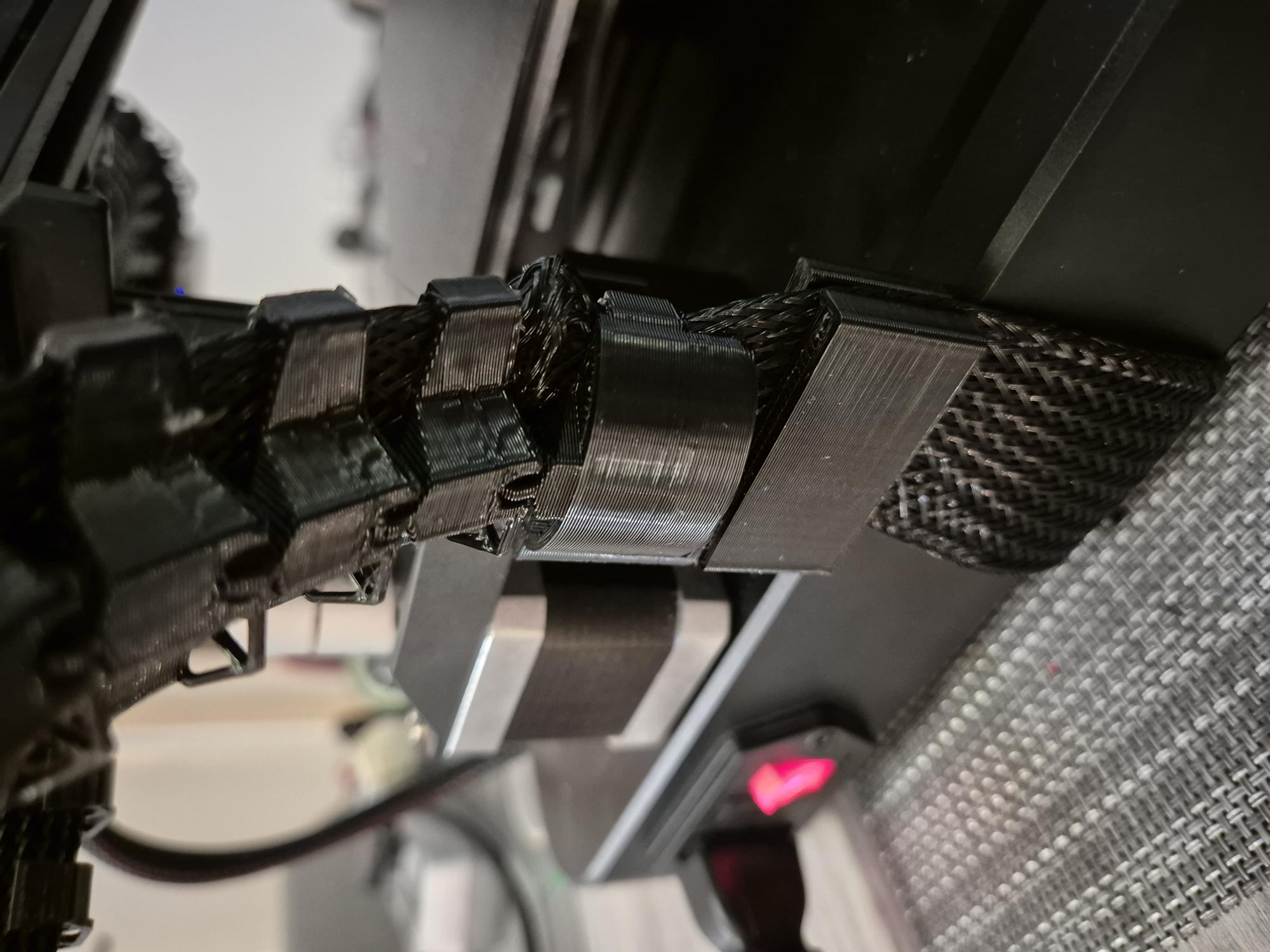 Ender 3 v3 KE / SE removable bin mount + spine cable chain base by ...