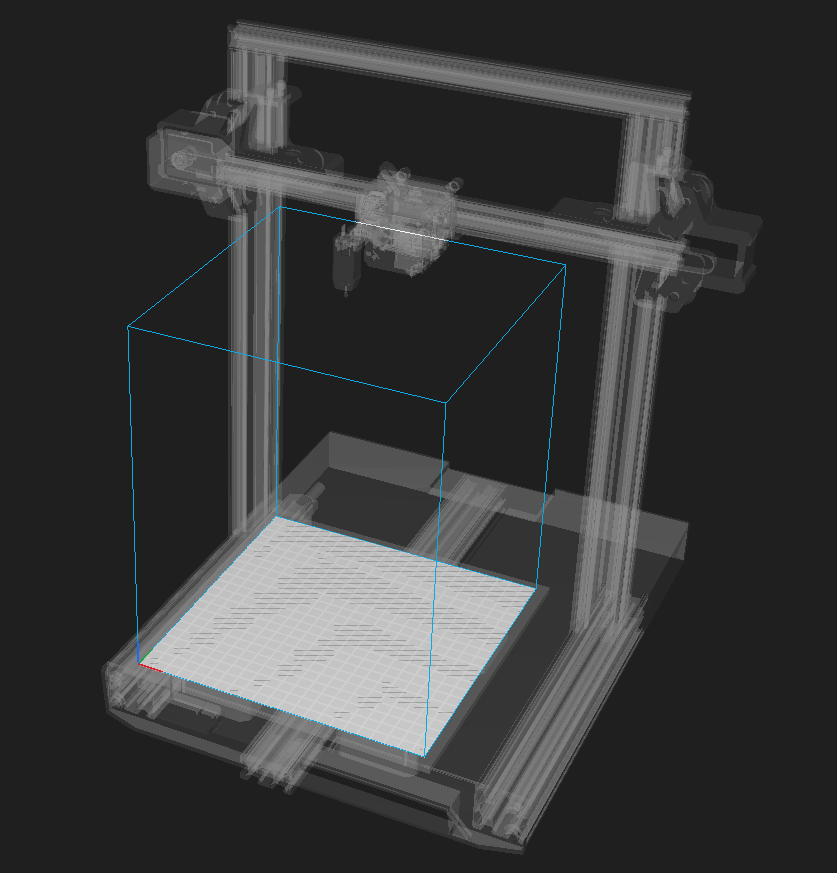 Creality Ender 3 S1 Pro / S1 / S1 Plus Cura Bed Image by JVT | Download ...