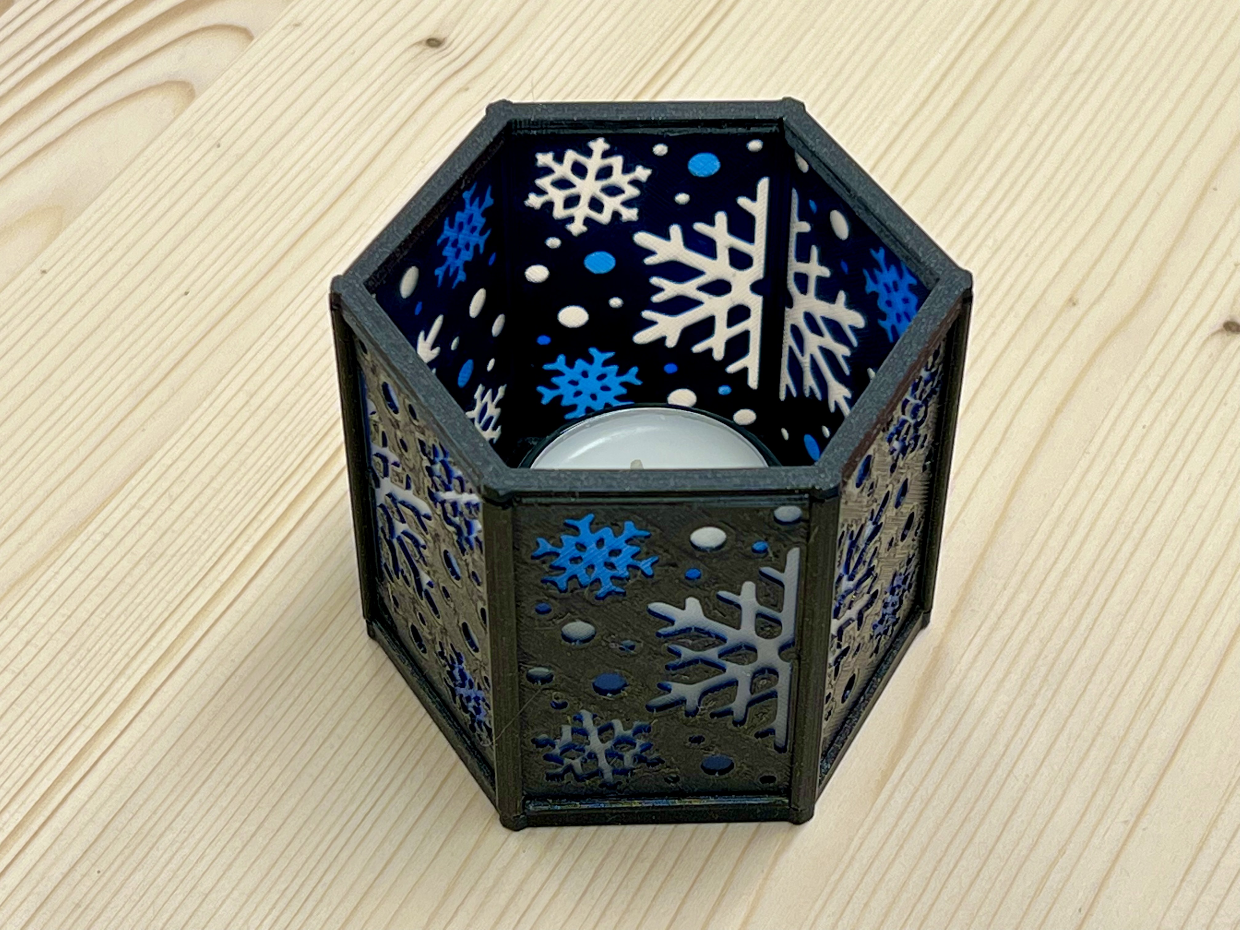 Winter Lantern with Interchangeable Color Panels by Lucky Resistor ...