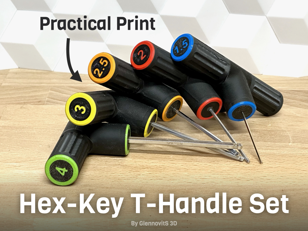 Hex-key T-Handle Set (metric - customize your tools) by GlennovitS 3D ...