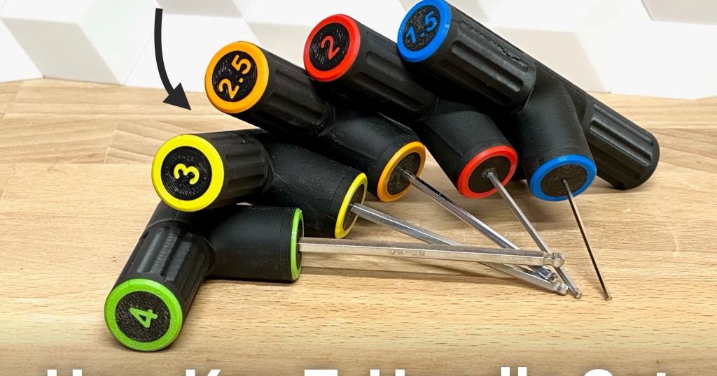 Hex-key T-Handle Set (metric - customize your tools) by GlennovitS 3D ...