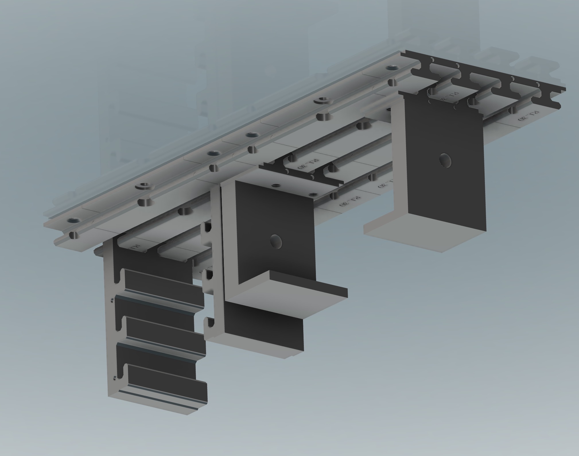 OctoRail: Modular Desk Rail Mounting System by R.L. 3D | Download free ...