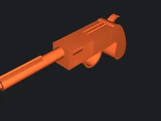 scifi revolver by hillbilly prints | Download free STL model ...