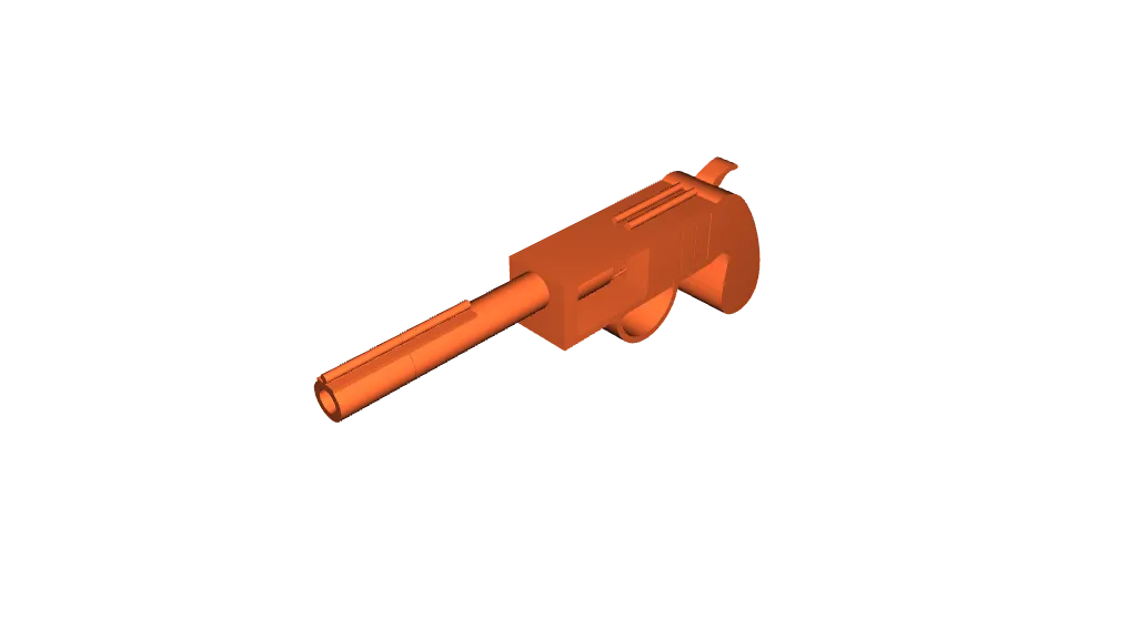 scifi revolver by hillbilly prints | Download free STL model ...