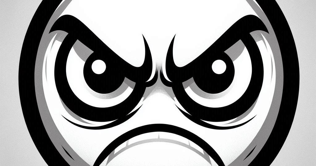 Angry face by Eva Máčová | Download free STL model | Printables.com