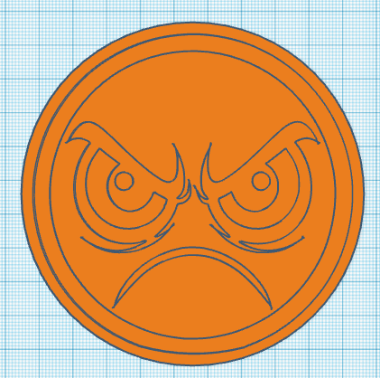 Emoji - Angry by Eva Máčová | Download free STL model | Printables.com